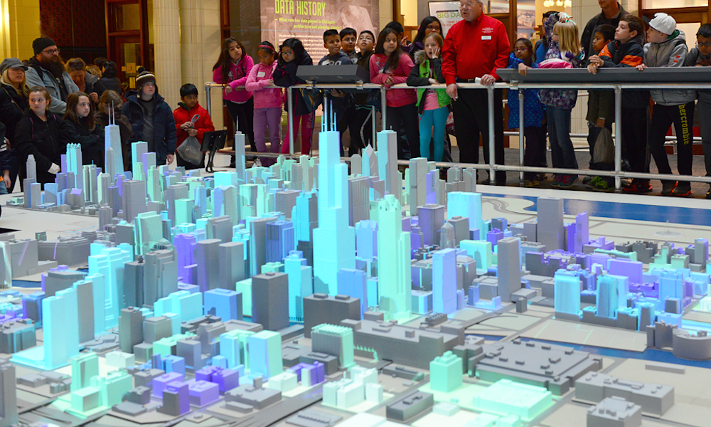 Exhibition 'Chicago: City of big data' - Visualising Data