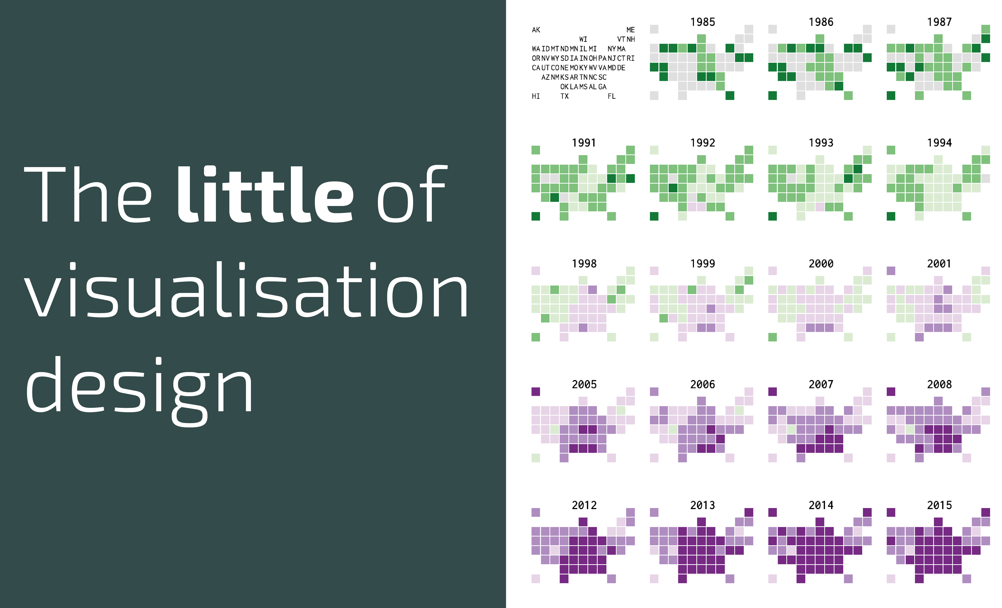 The little of visualisation design: Part 26 - Visualising Data